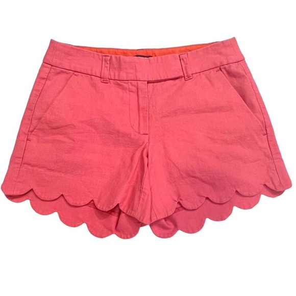 J Crew Scalloped Shorts